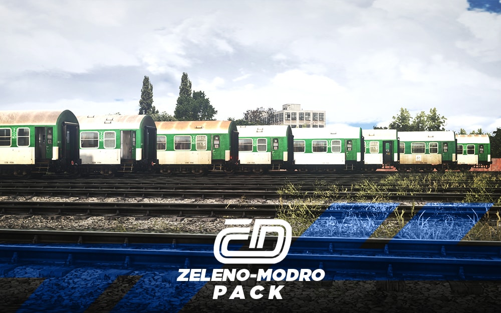 CD Y B Class Zeleno-Modro PACK - Train Motion